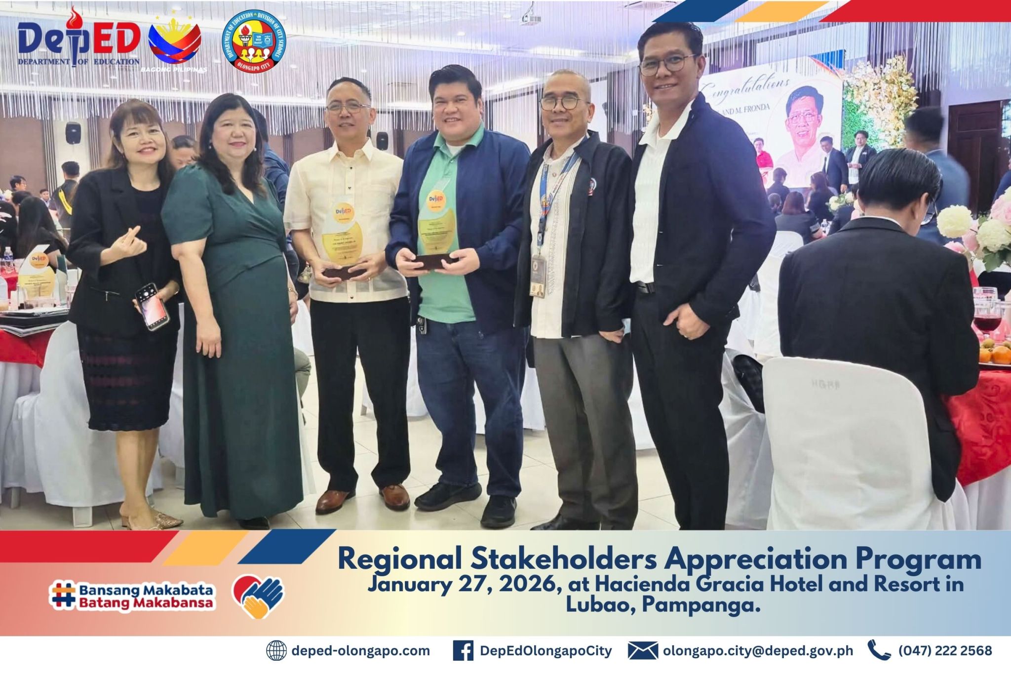 DepEd Region III Recognizes SDO Olongapo City Education Partners – SDO ...