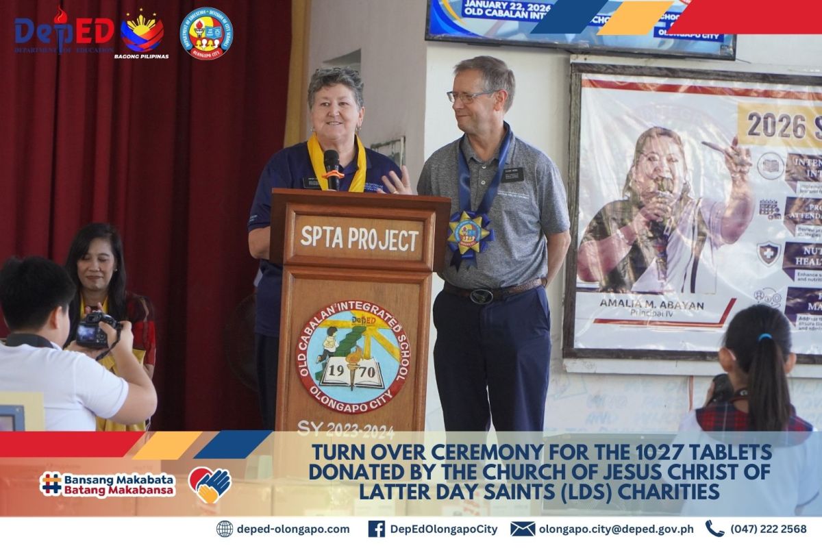 DepEd Olongapo City Receives 1,027 Tablets to Boost Reading Literacy ...