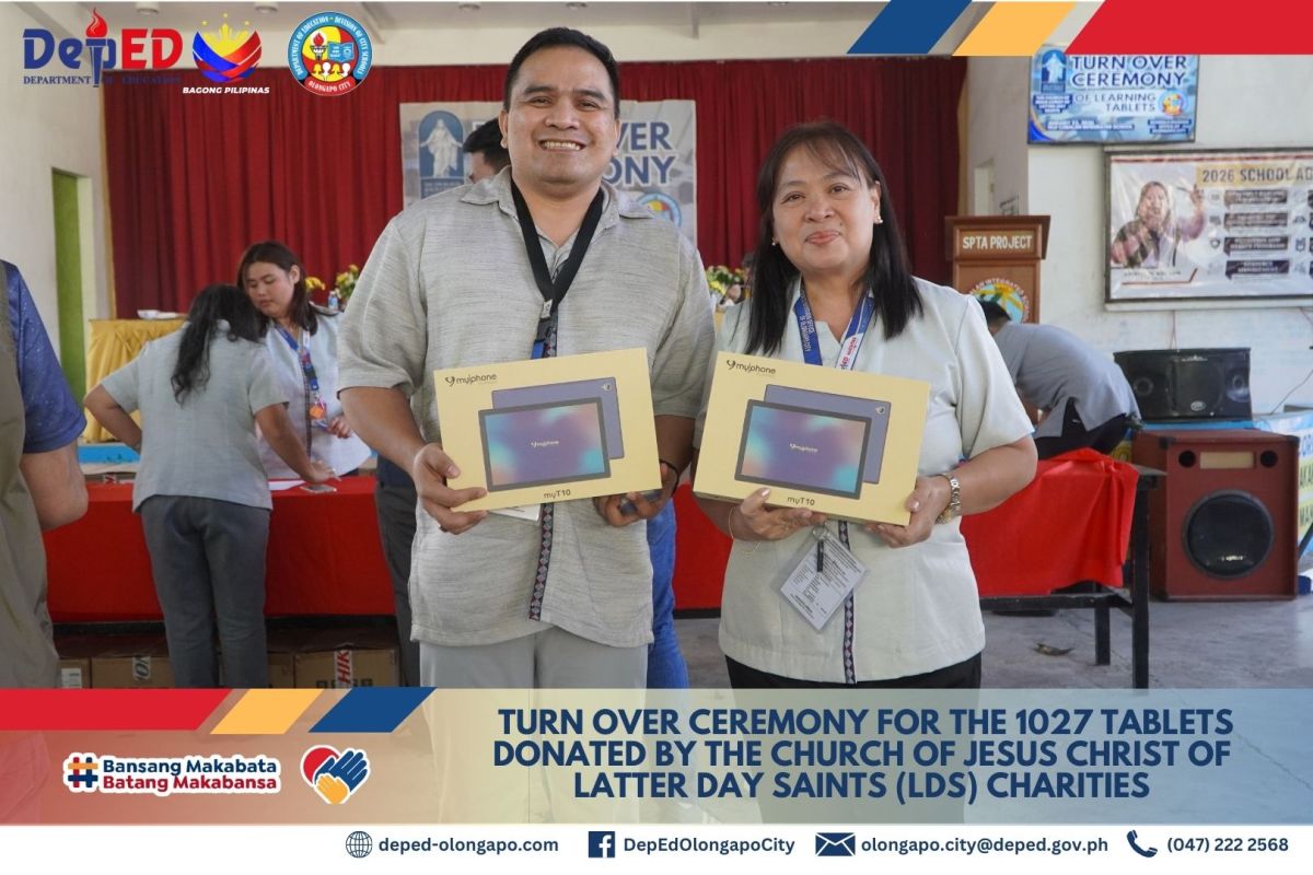 DepEd Olongapo City Receives 1,027 Tablets to Boost Reading Literacy ...